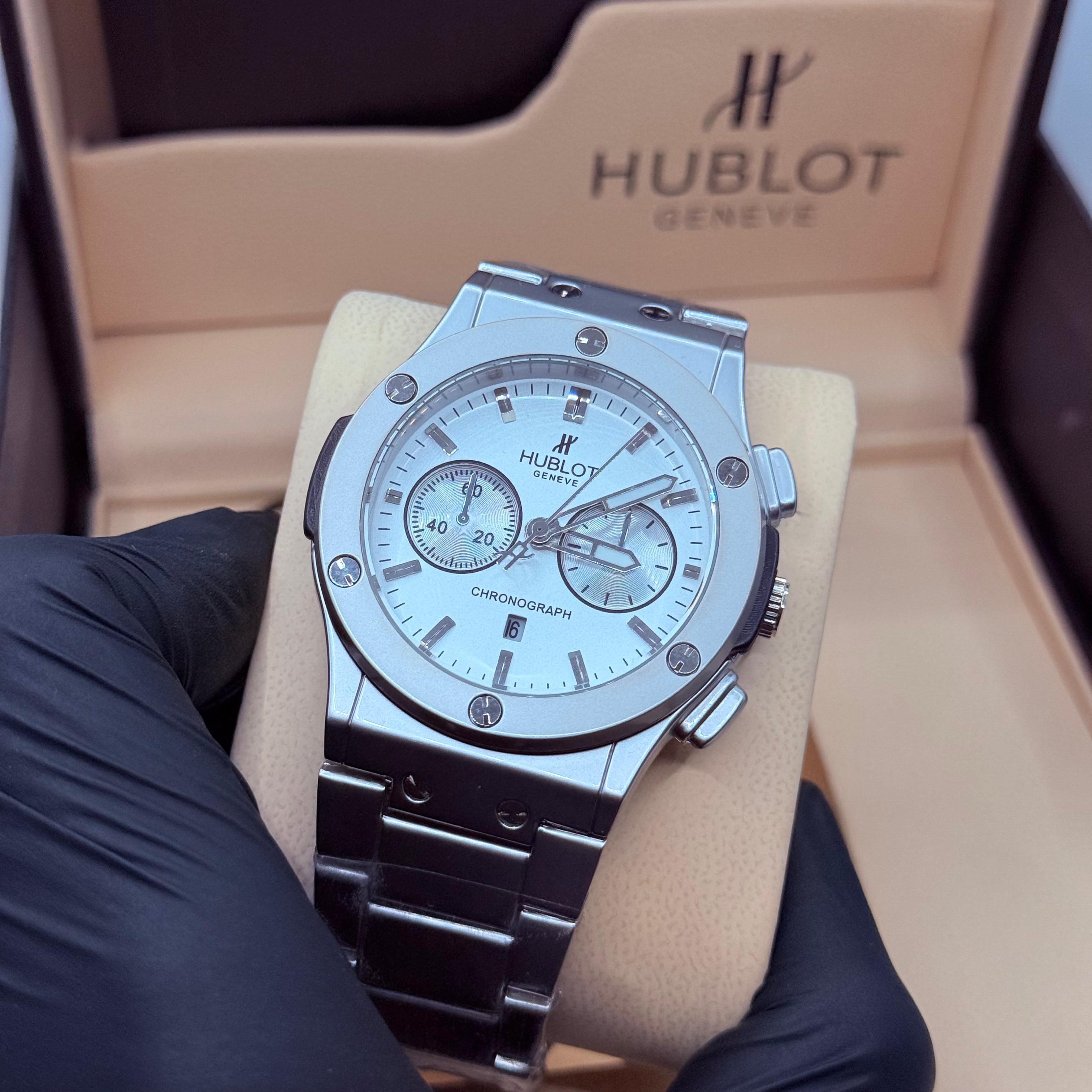 Hublot circle dail white colour – 2s Store